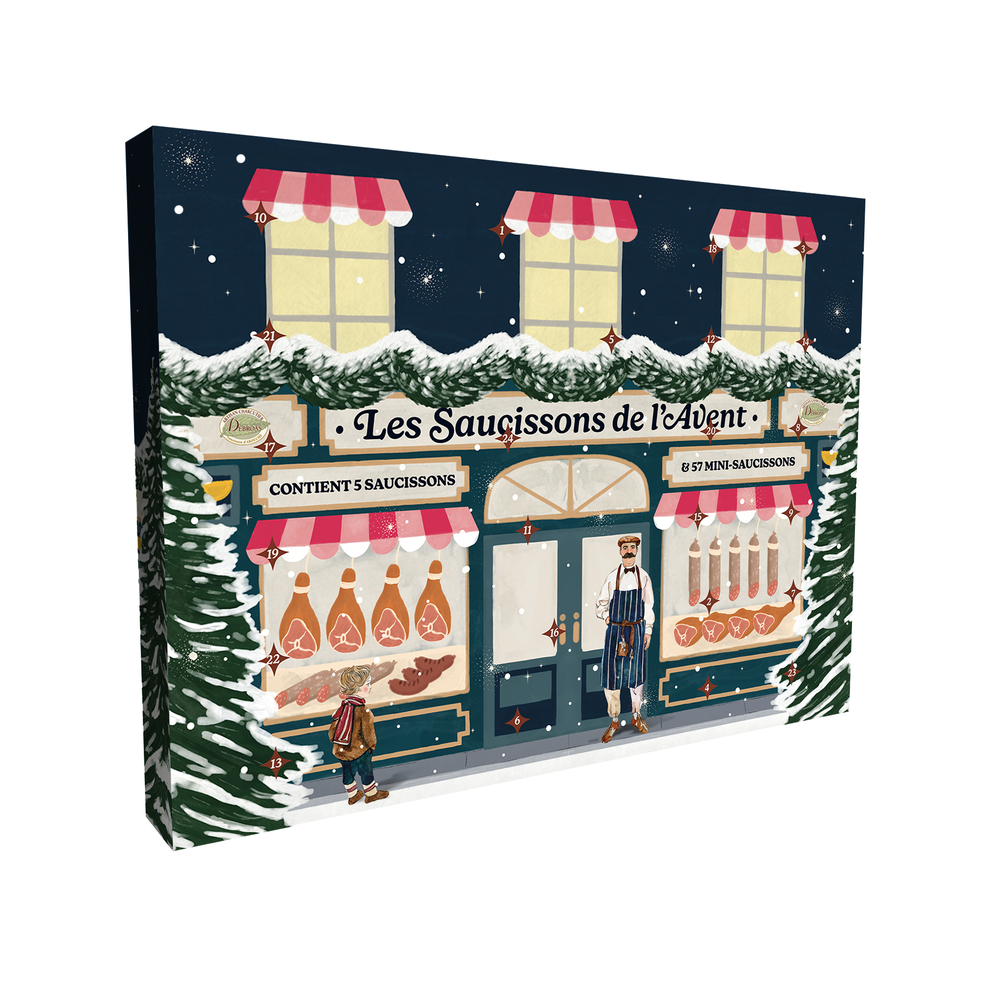 Quelle est l'origine du calendrier de l'Avent avant Noël ? – La Boutique Des Saucissons